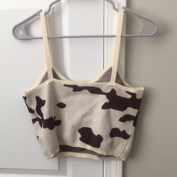 Altar'd State | Tops | Cowprint Altard State Cropped Tank | Poshmark